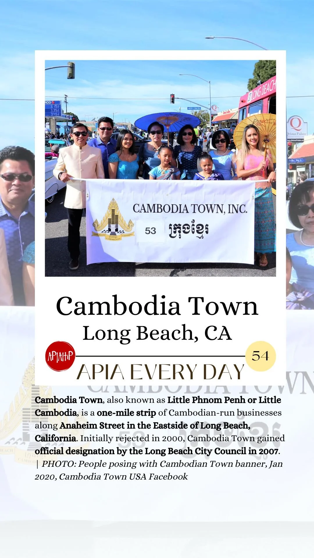 Day 54: Cambodia Town, Long Beach, California — APIAHiP