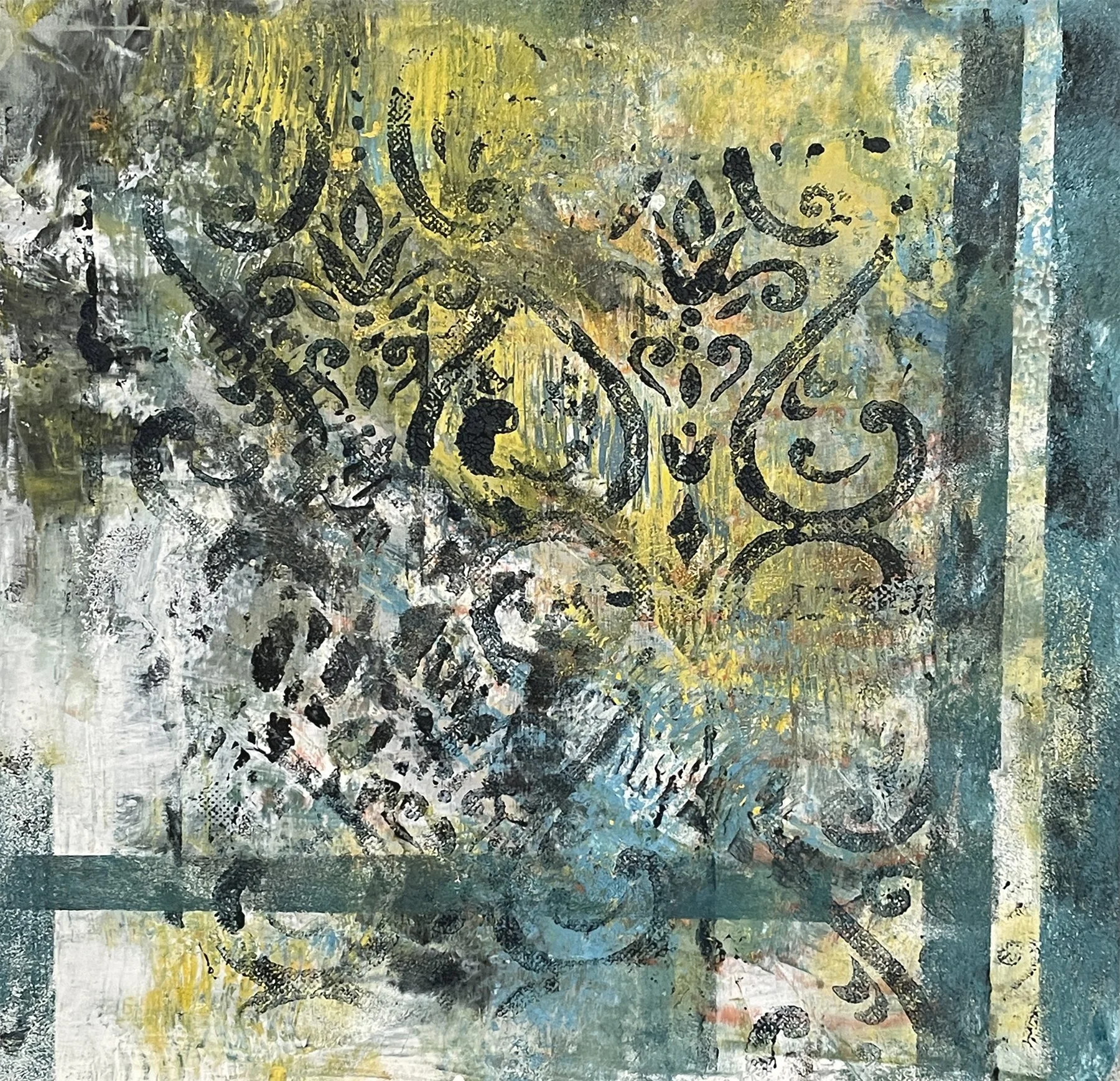 Judith Anderson's Paintings: Abstracts, Barns and Rust, Trains, Mexico ...