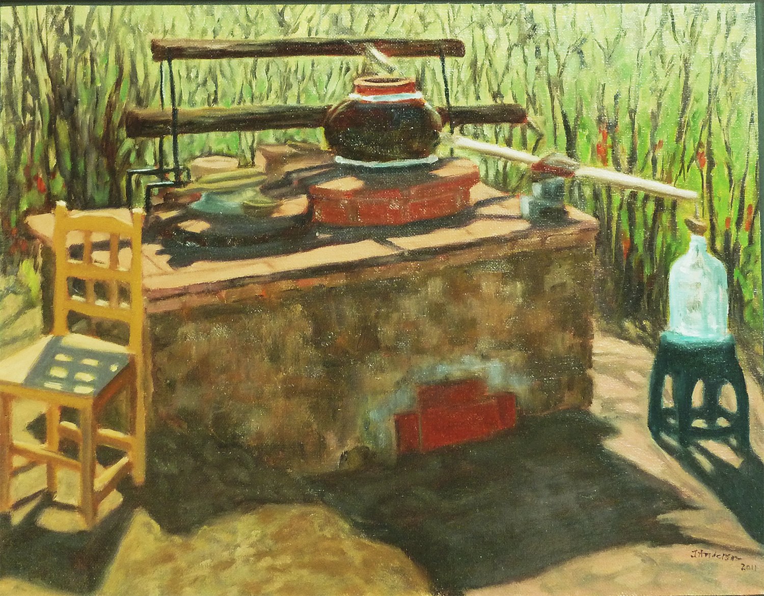 Judith Anderson's archived and sold paintings of scenes, objects, and ...