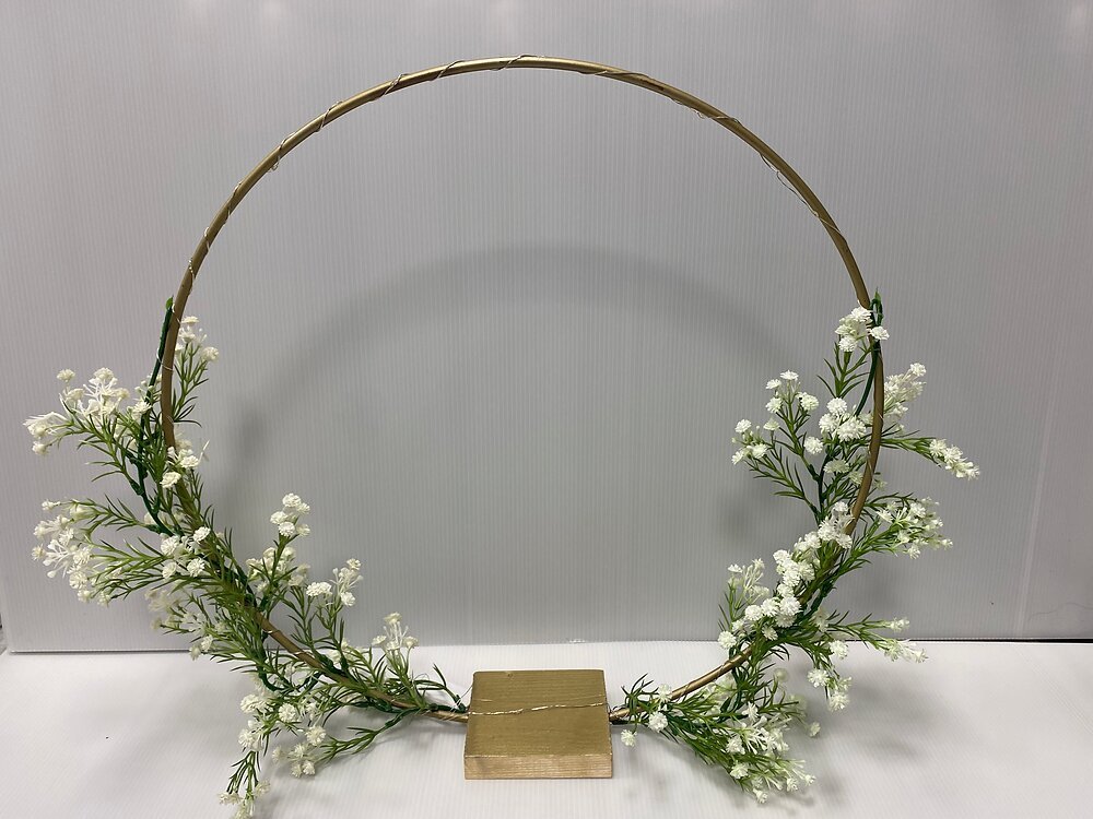 Hoop Centerpieces — The White Rose & The Ivy House