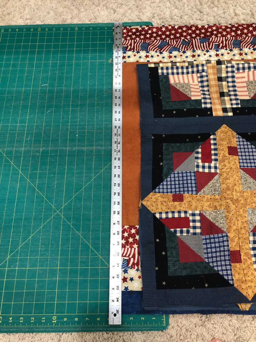 Why should quilt backings be straight? — Quilting It