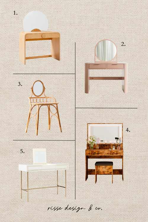 5 Stylish Makeup Vanities for Small Spaces — RISSE DESIGN & CO.