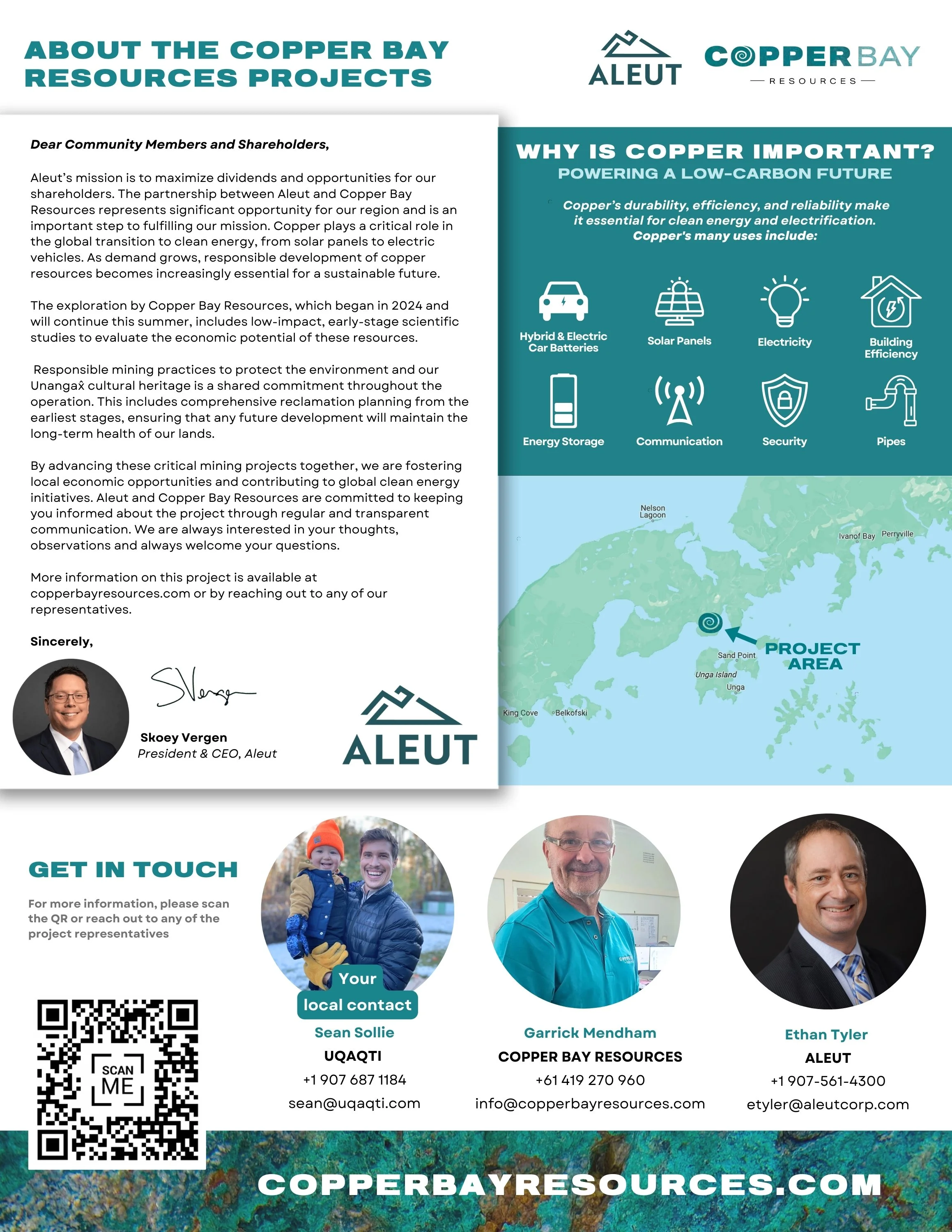 Community — Copper Bay Resources