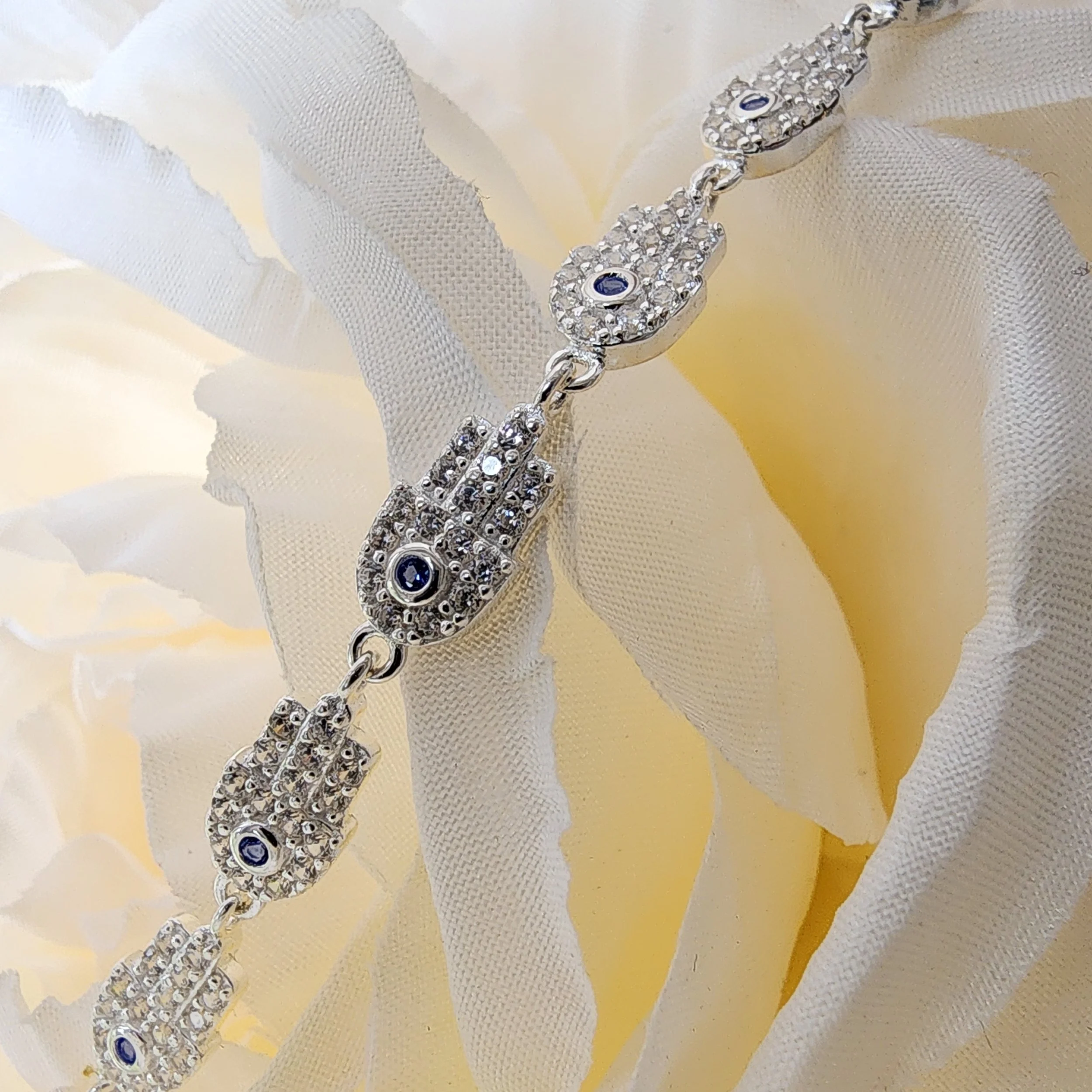 Hand of Fatima Bracelet | Sterling Silver — The Mira Shoppe