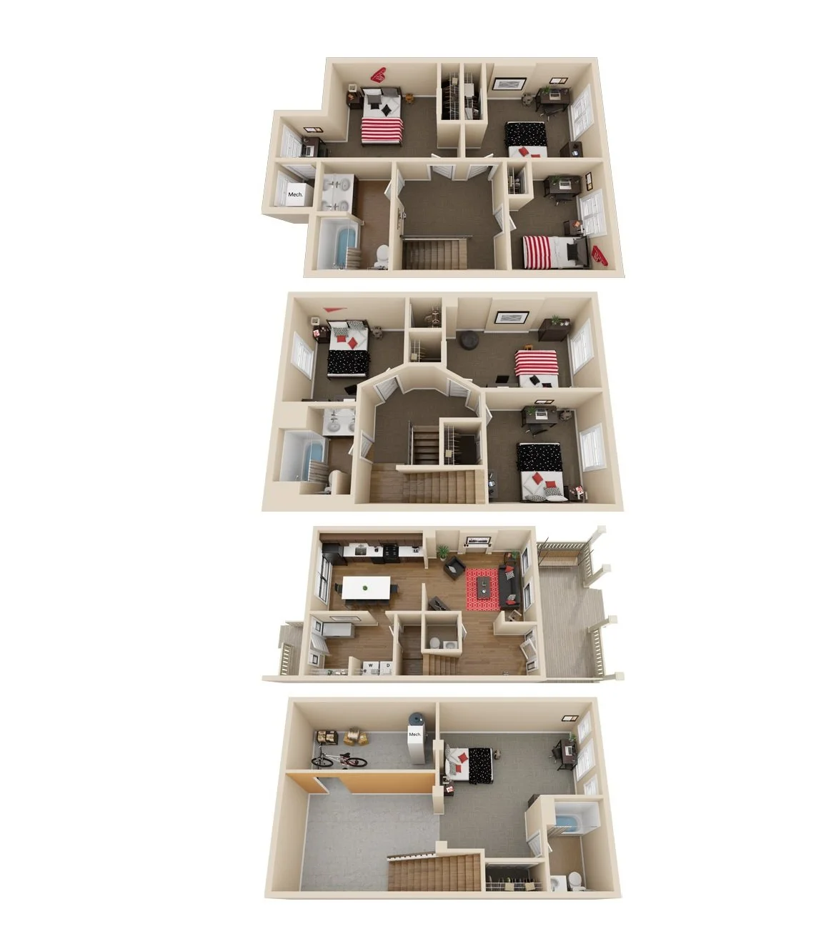 Floor Plans — Hessler 113