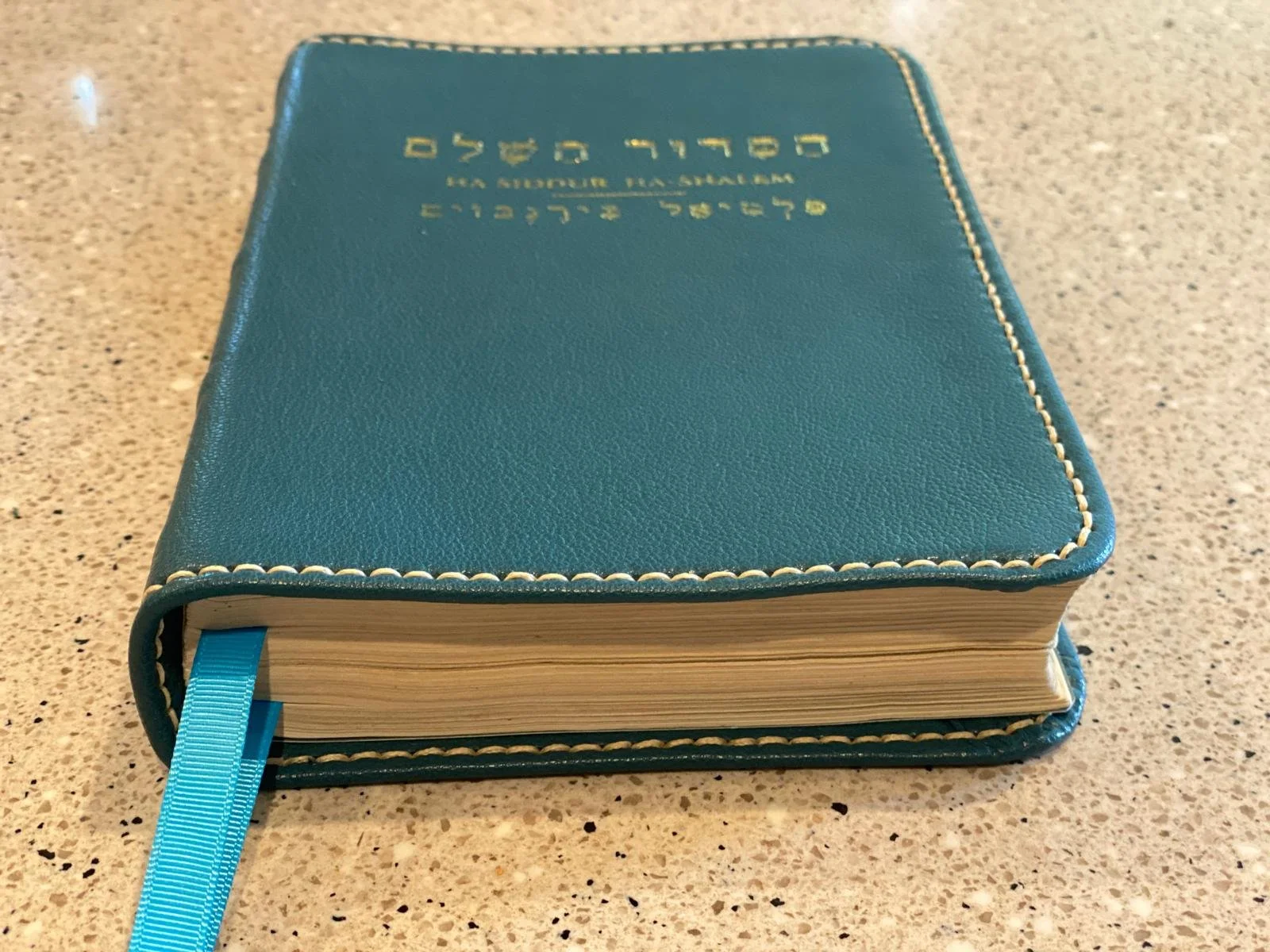 Teal Custom Siddur — Joel Richardson Art