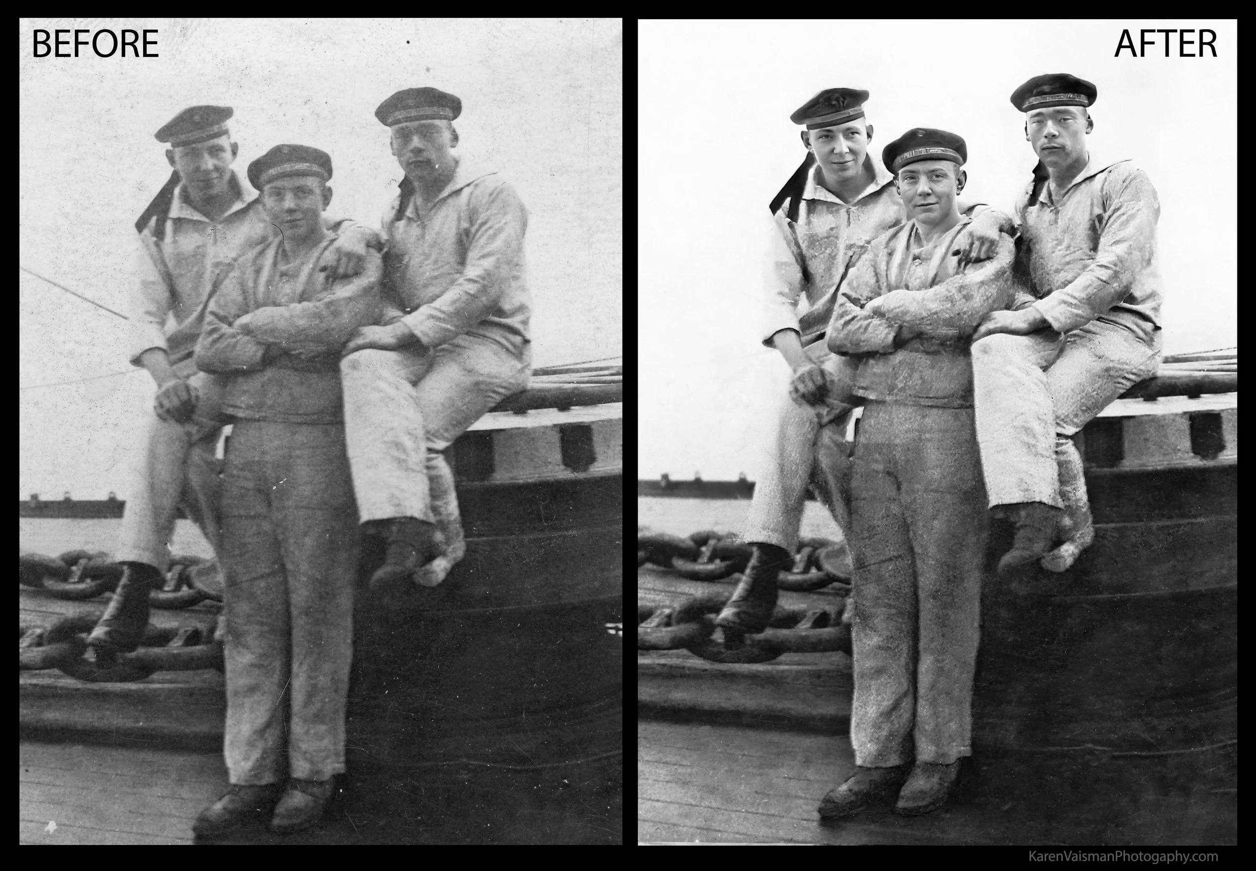 Photo Restoration Near Me-Master Retoucher Restores Old Photos LA ...