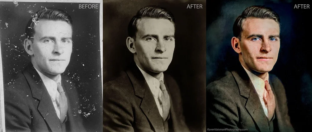 Photo Restoration Houston and Dallas Texas-Master Retoucher - Restore ...