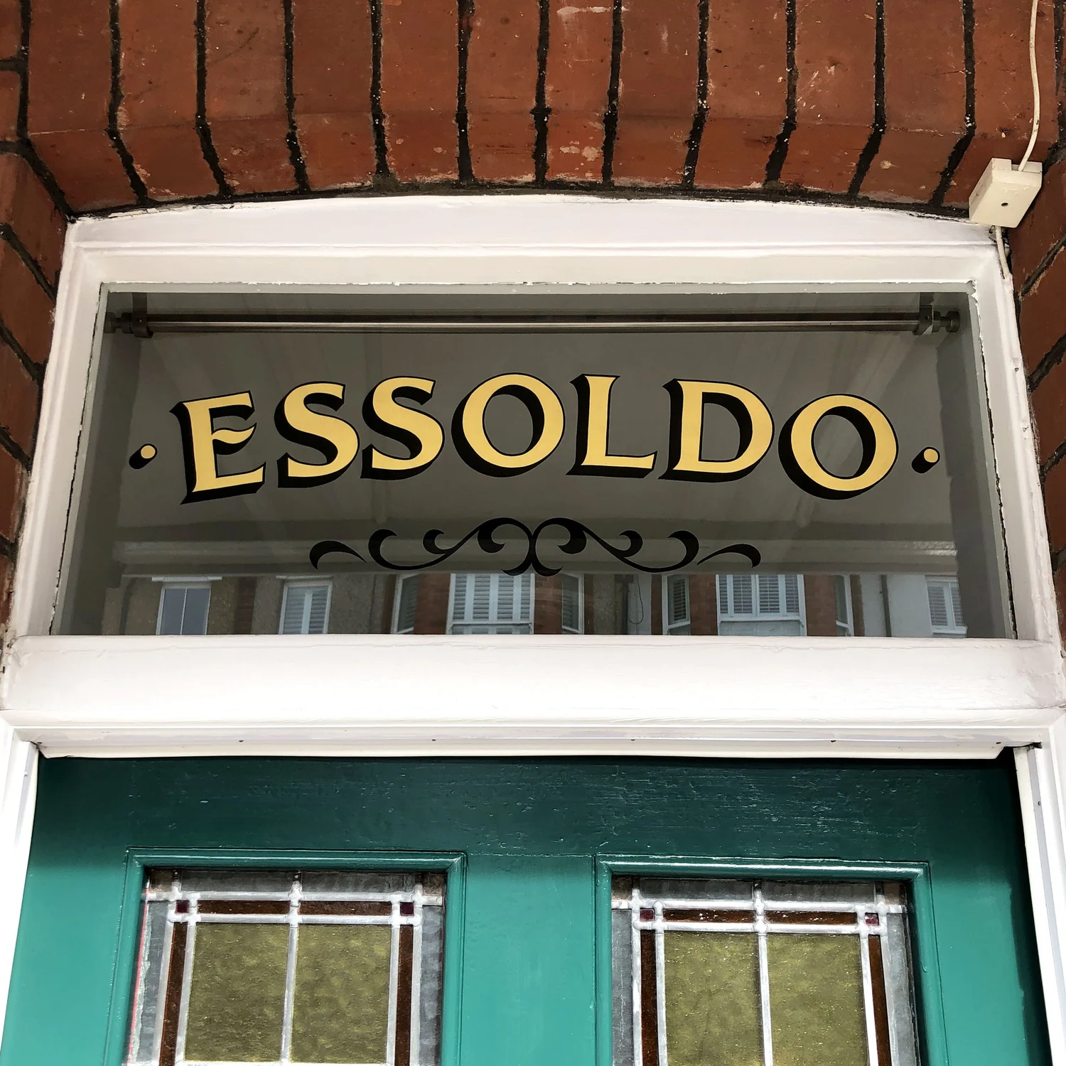 Traditionally painted house numbers & names with gold leaf — The Sunny ...