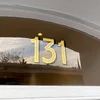Traditionally painted house numbers & names with gold leaf — The Sunny ...