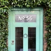 Traditionally painted house numbers & names with gold leaf — The Sunny ...