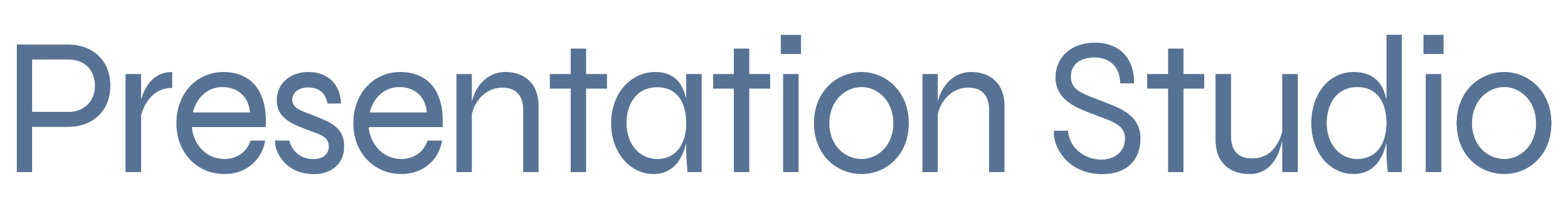 Training — Presentation Studio