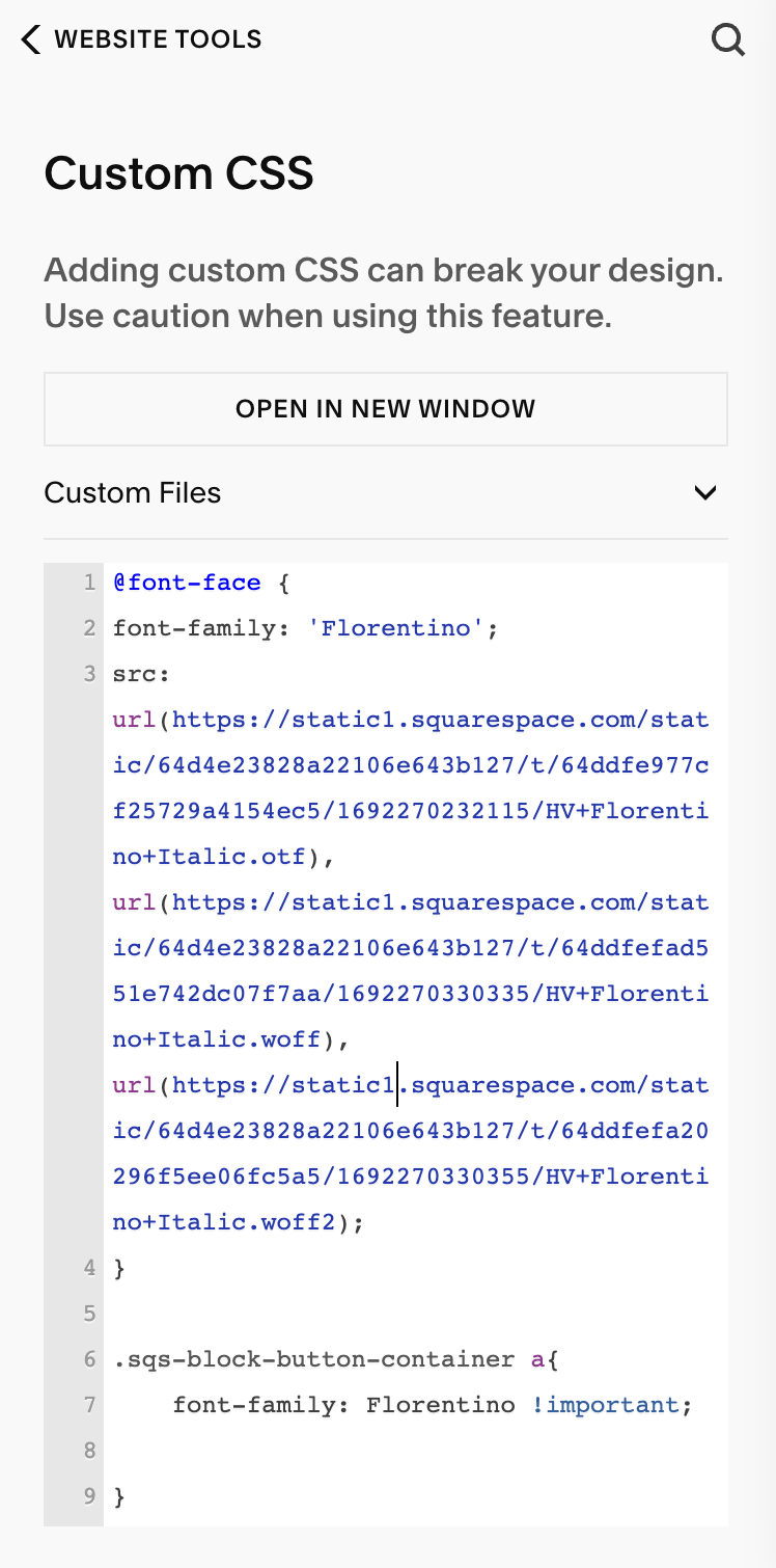 How to Add a Custom Font to Your Buttons with Custom CSS — Be Creative