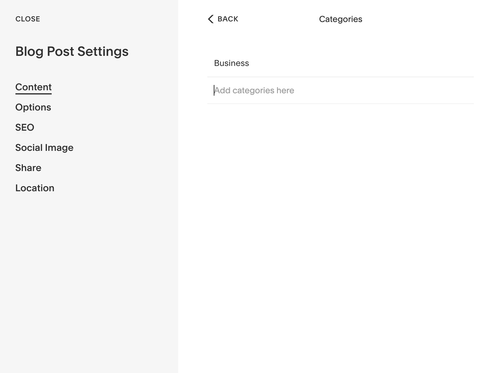 How To Set Up Blog Categories In Squarespace 7.1 — Be Creative ...