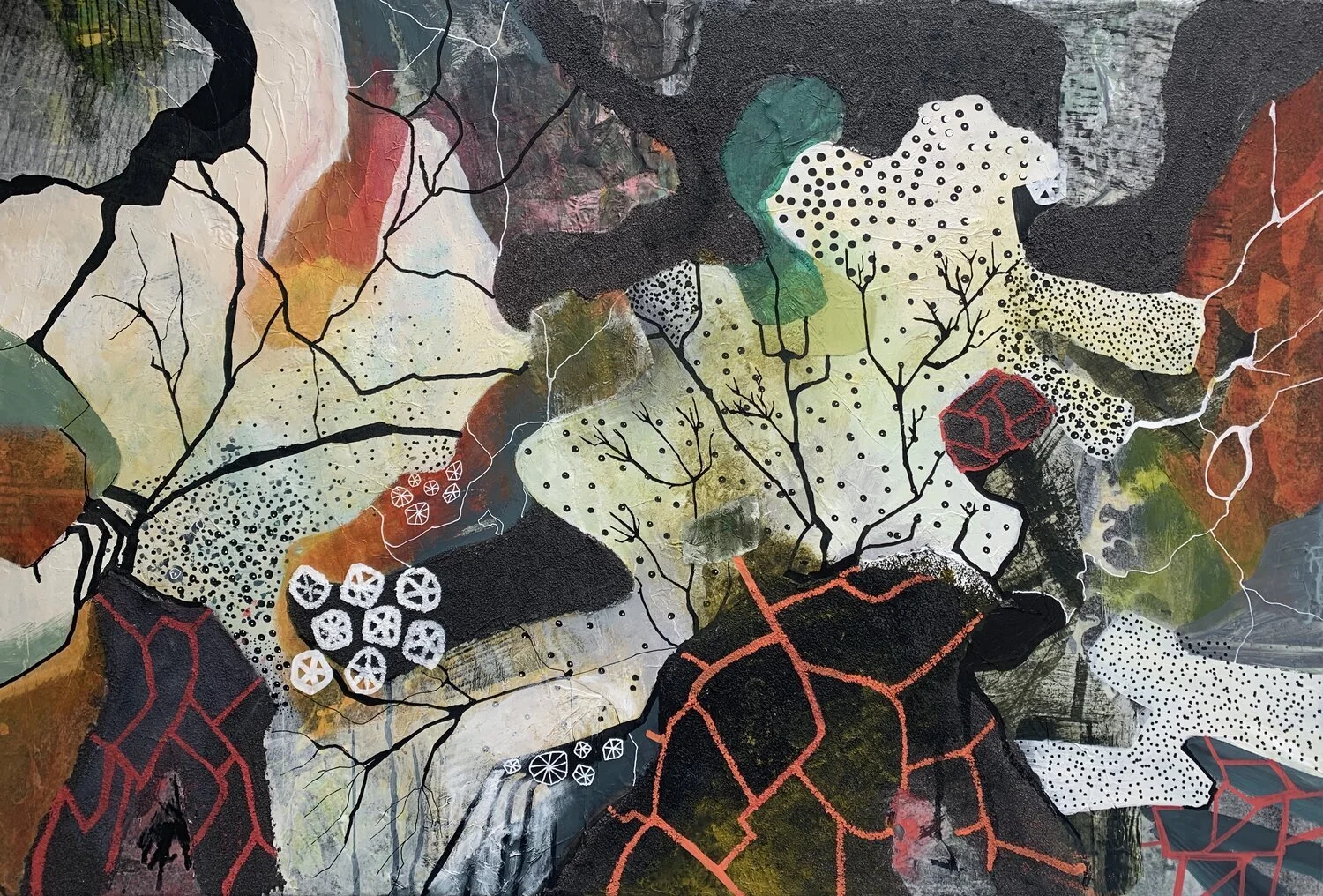 Rachel Jeffery Art — Rock Pool With Barnacles
