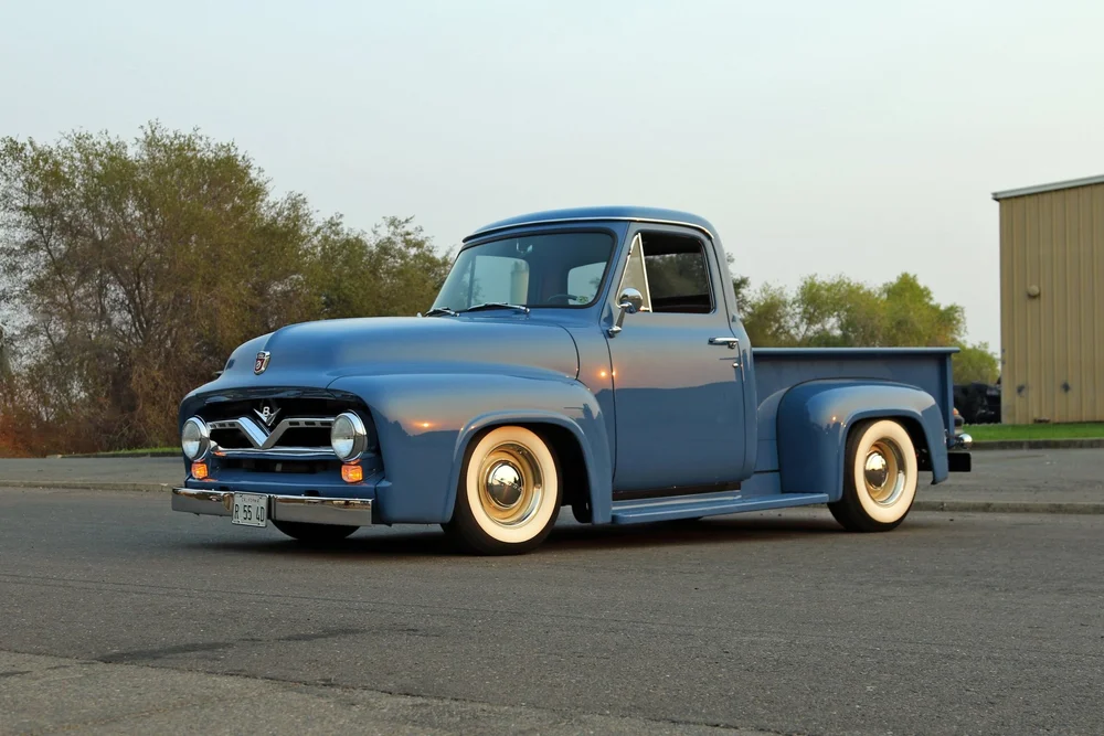 Ford F100 Truck Blue — Roseville Rod and Custom