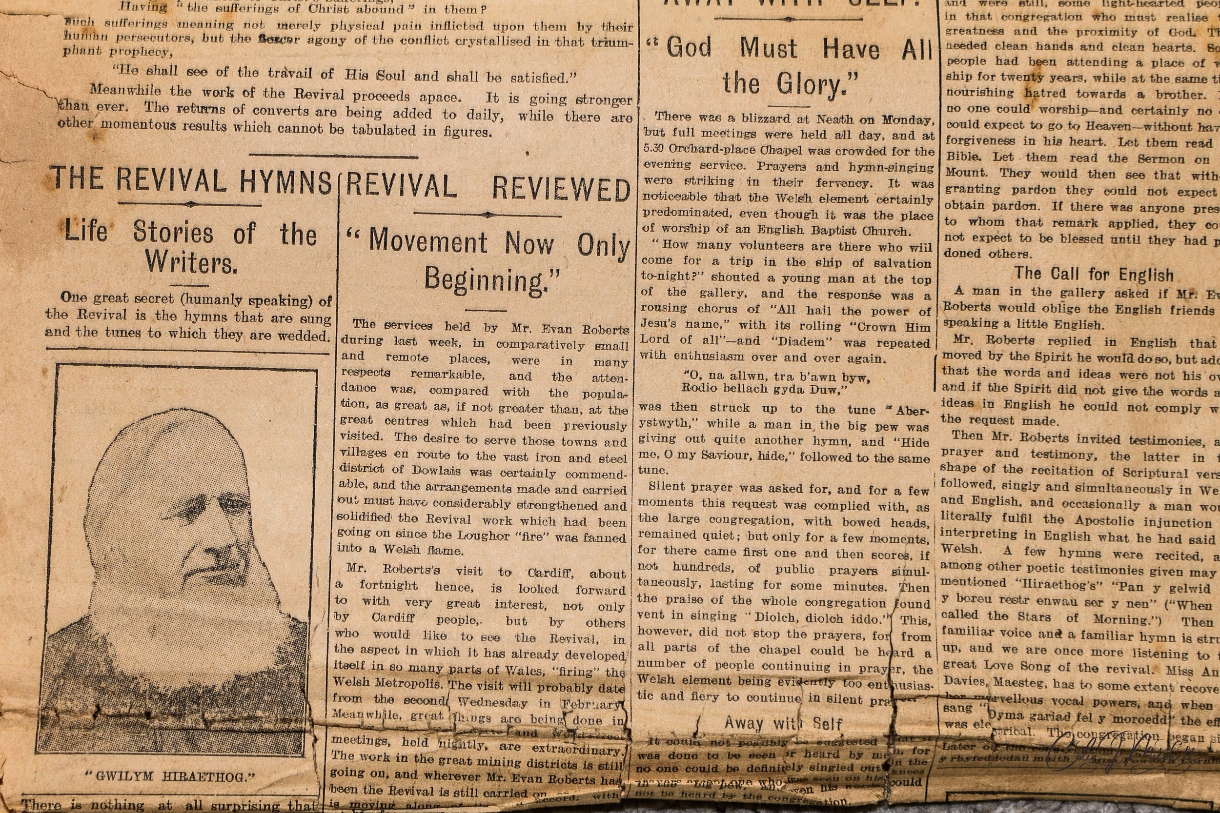 The 1904 Welsh Revival and the emergence and growth of 20th- Century Pentecostalism - Good news ...