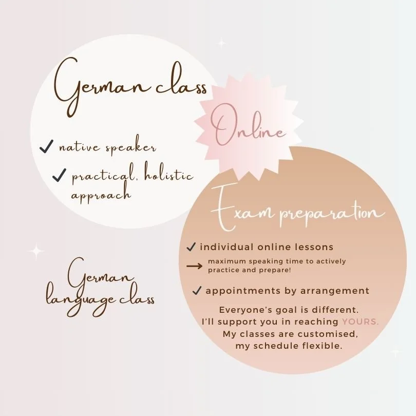 German online lessons for adult learners with a native speaker