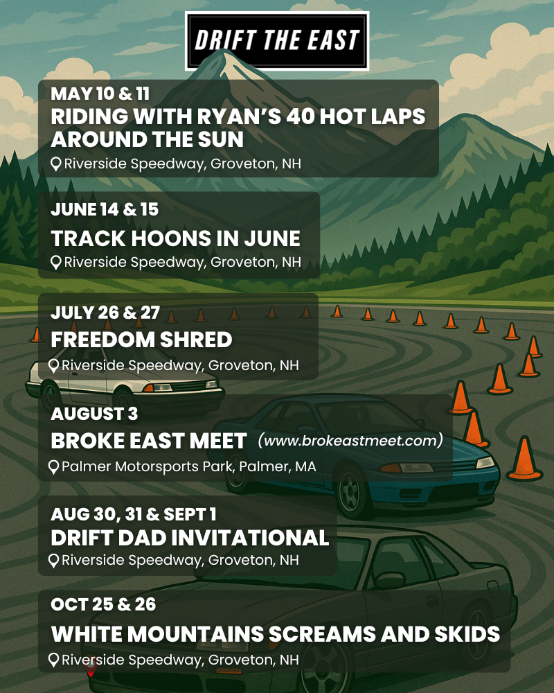 New England Drift Events & Car Shows — Drift The East