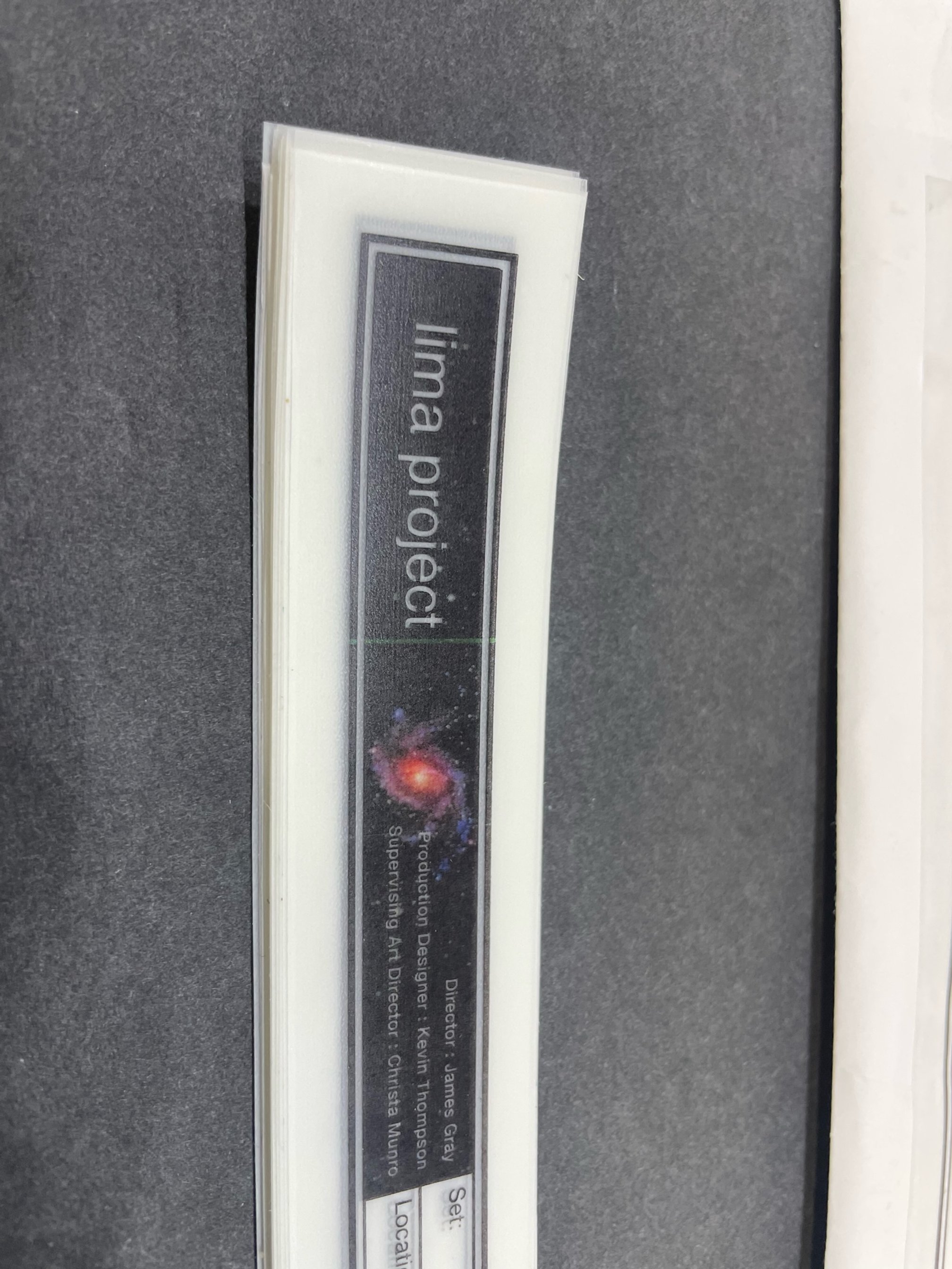 “Ad Astra” Authentic Movie Prop-Lima Project Decals Set of 3 — Royal ...