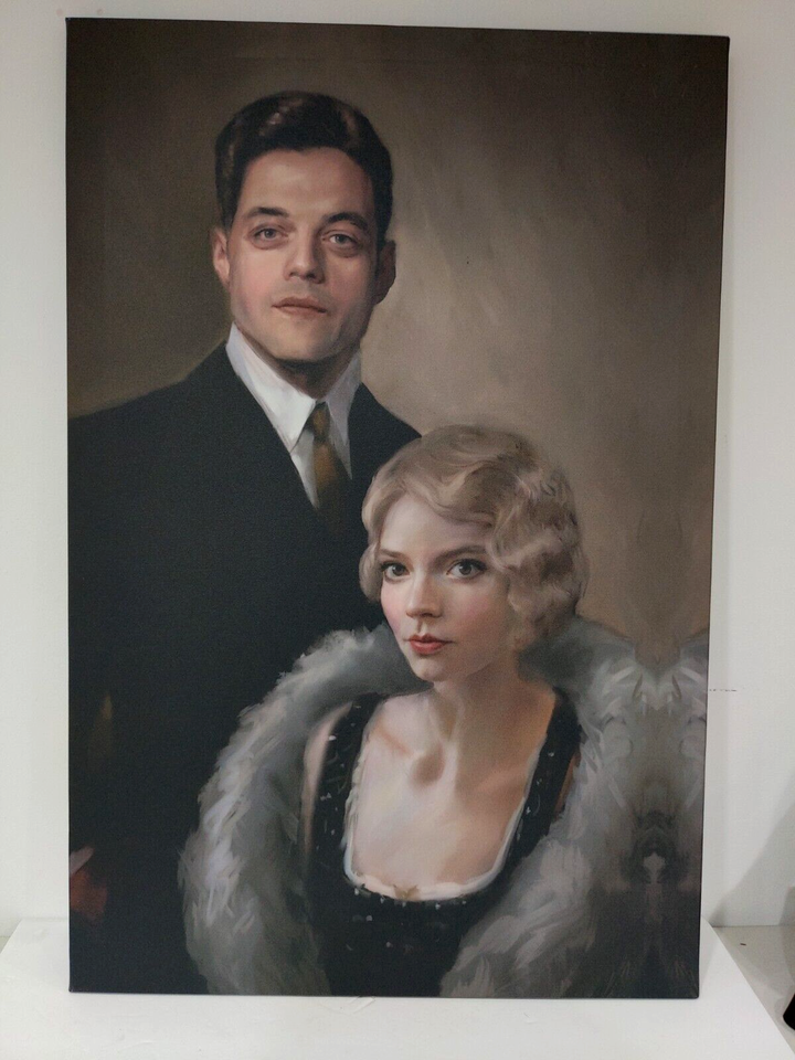 “Amsterdam” Authentic Movie Prop- Voze mansion Portrait of Tom and ...