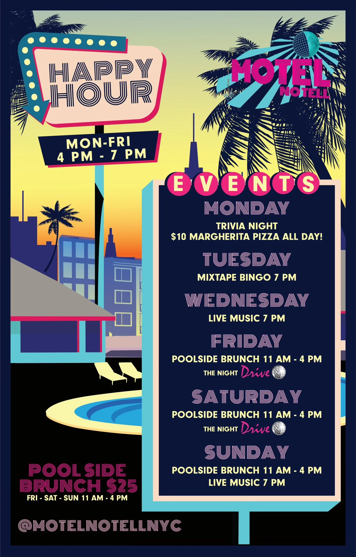 EVENTS — Motel No Tell | East Village NYC | Restaurant & Bar