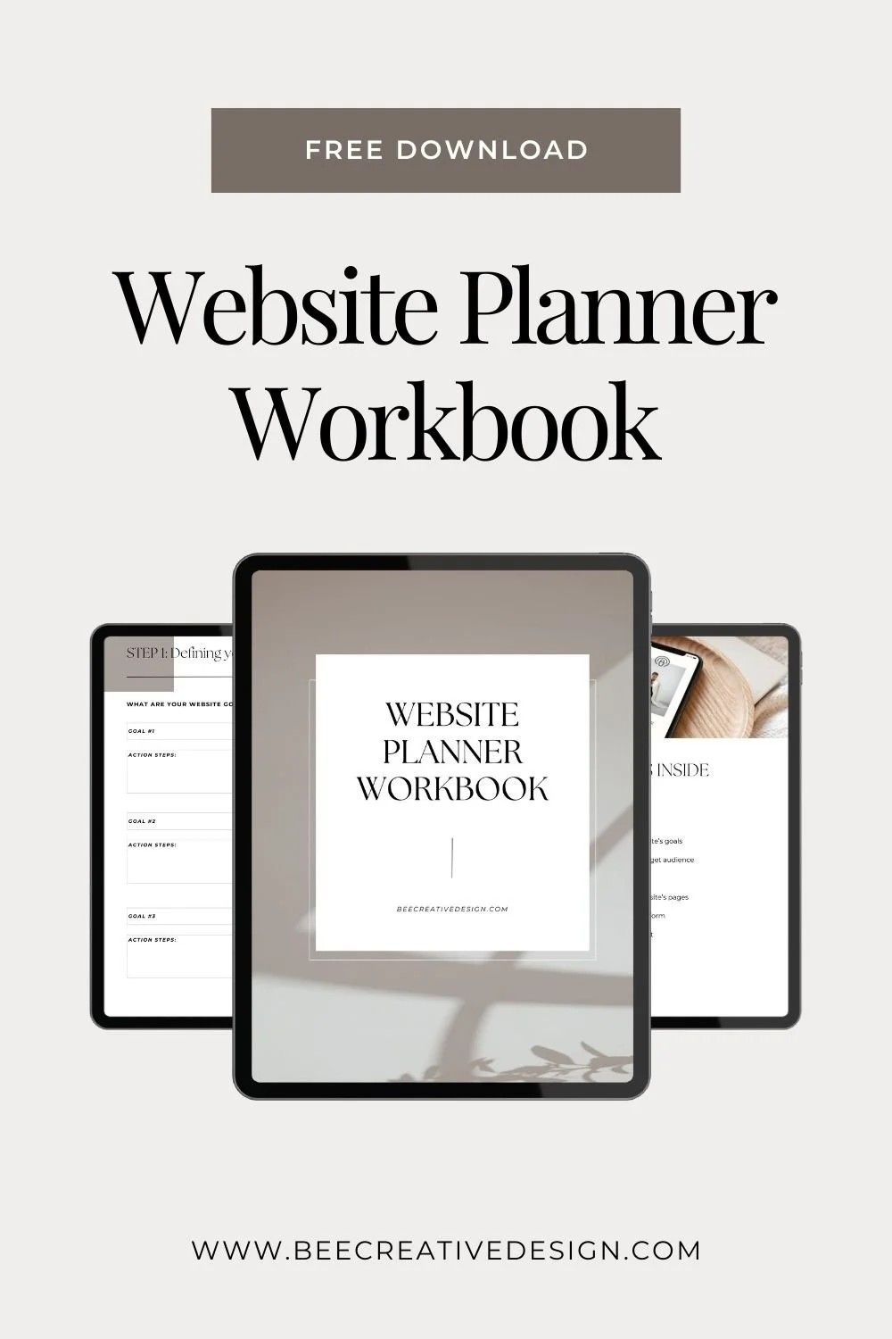Mastering Website Content Planning: Free Website Content Planner Workbook