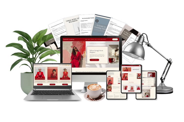 Website & Funnel Templates for Coaches & Creators | Redshift on Systeme.io