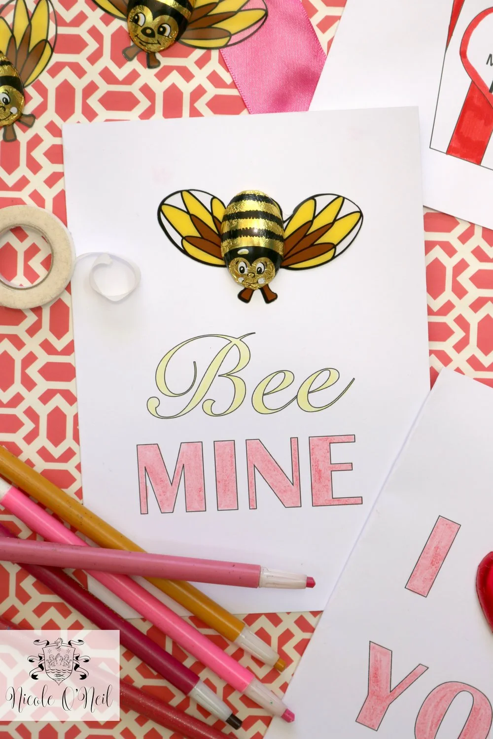 DIY Printable Valentine’s Day Card Draft — Nicole O'Neil