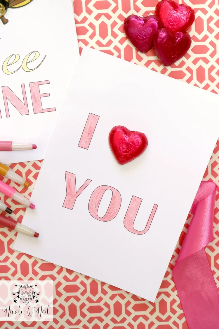 DIY Printable Valentine’s Day Card Draft — Nicole O'Neil
