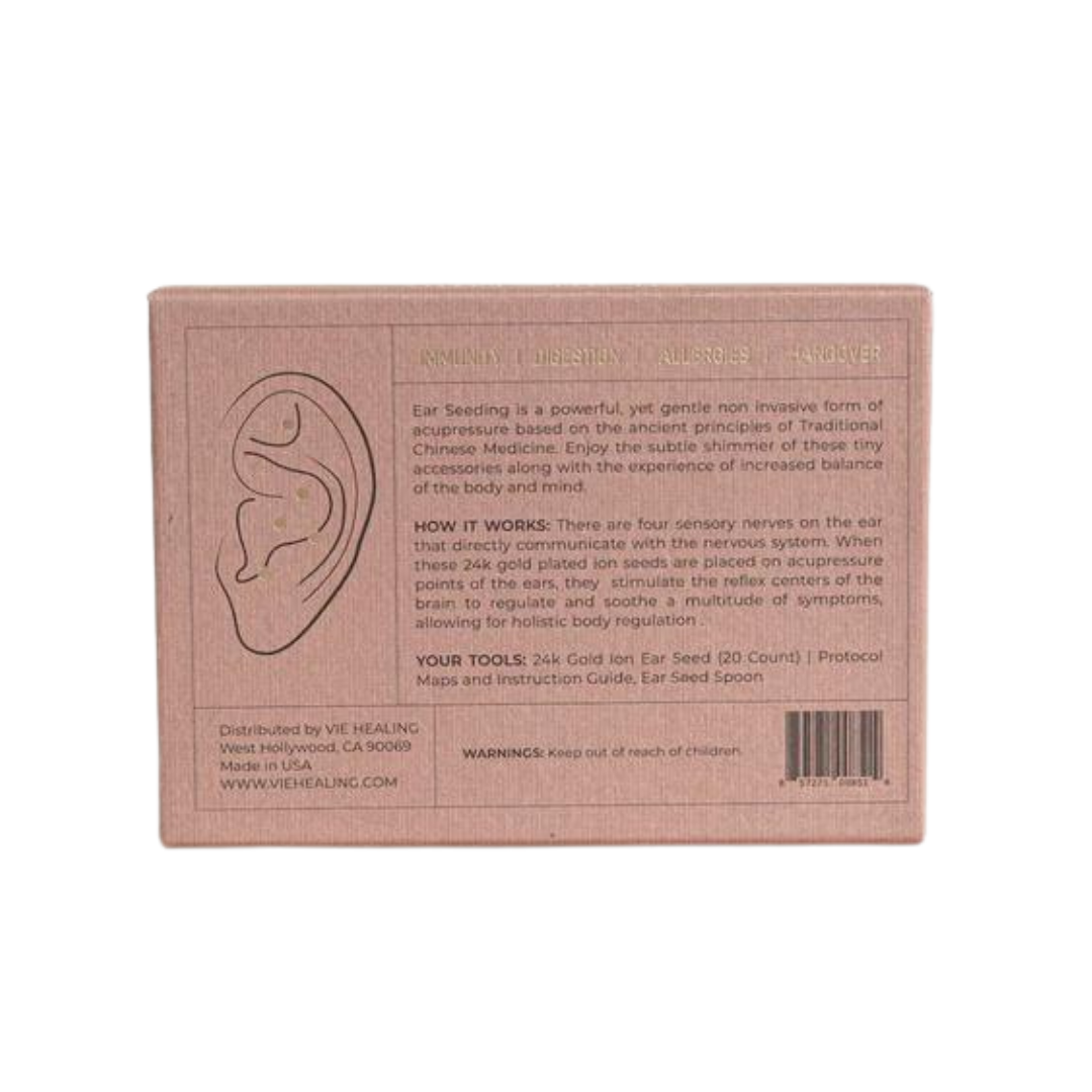 VIE Healing - 24k Gold Ear Seeds: Detox Kit — Pointe Acupuncture