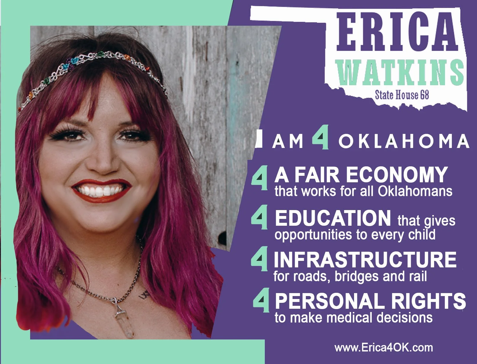 Erica Watkins for Oklahoma HD 68