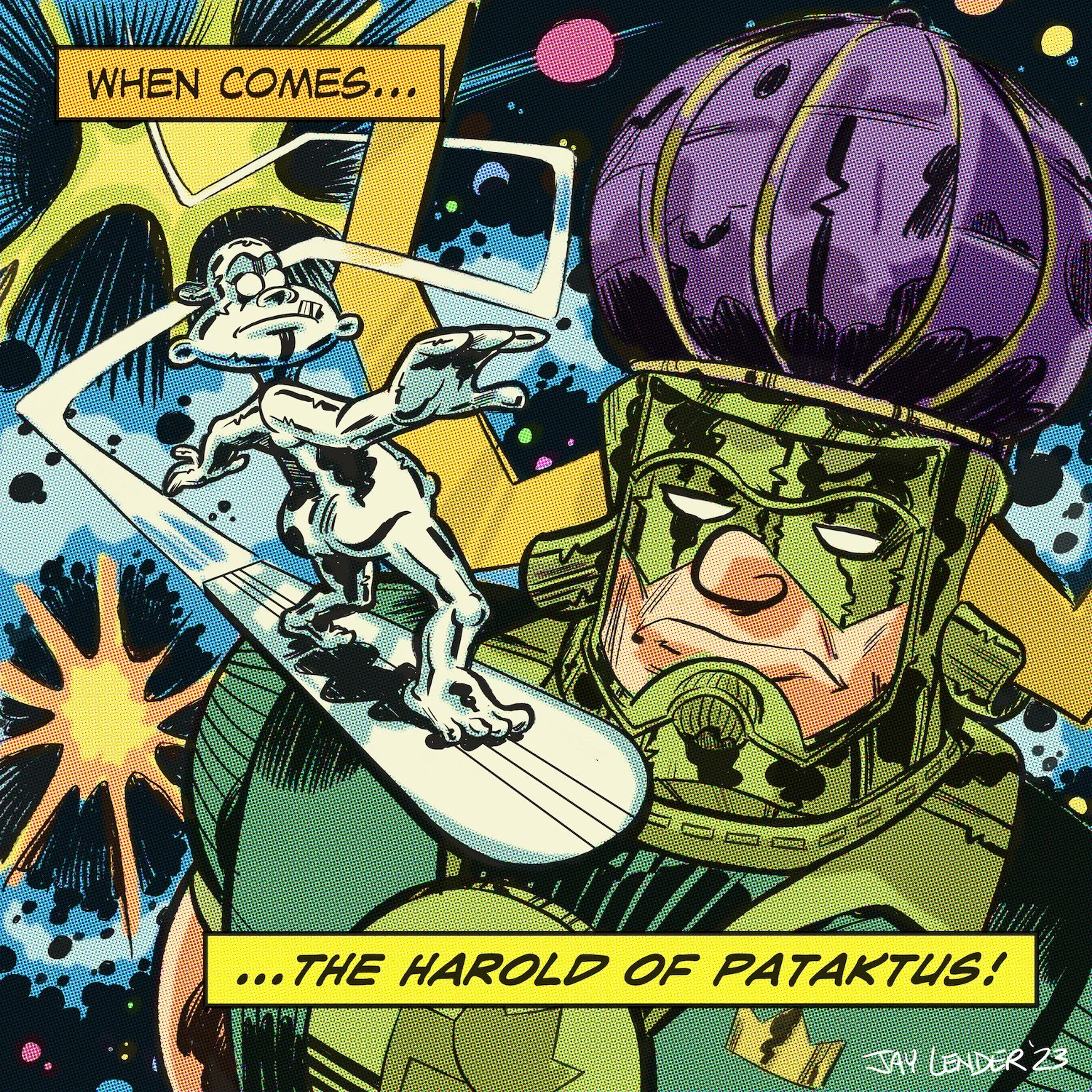 Harold of Pataktus - 8x8 paper giclée — Jay Lender - Art Prints