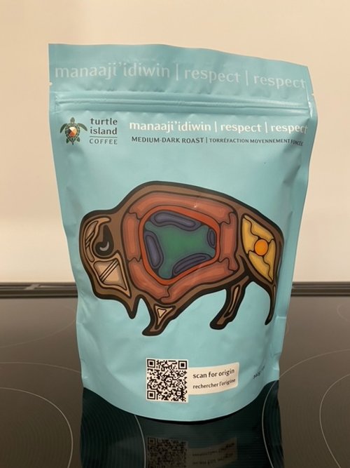 respect | medium-dark roast — turtle island coffee