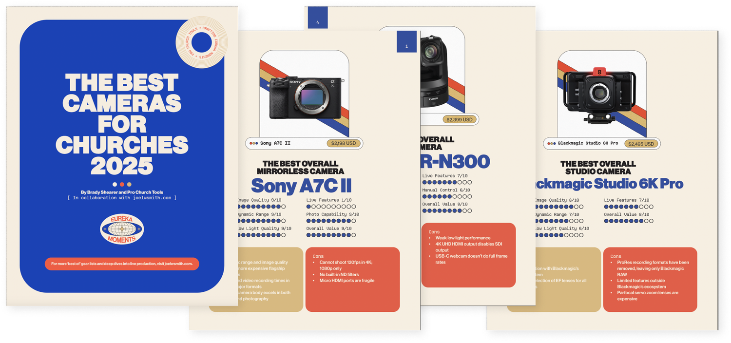 Best Church Cameras Catalog — Pro Church Tools