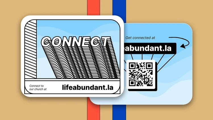 Modern Church Connection Cards Examples (With Template) — Pro Church Tools