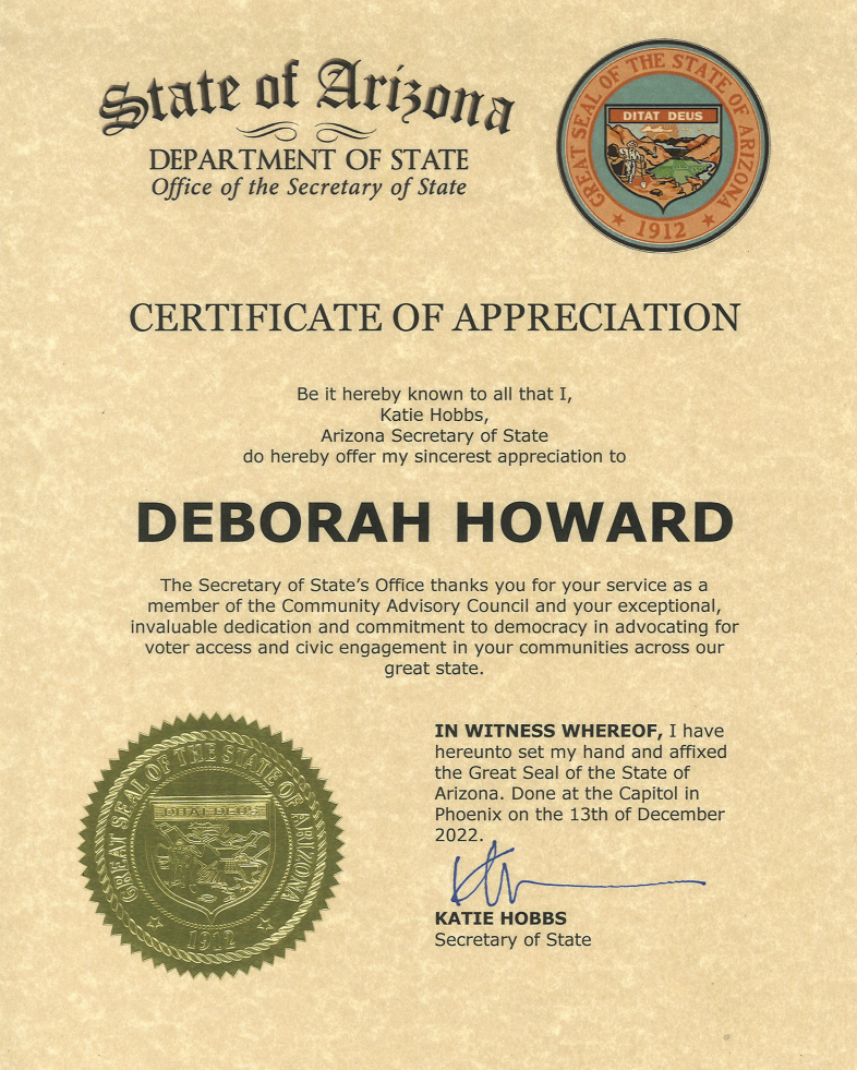 Meet Deborah — Deborah Howard for Arizona