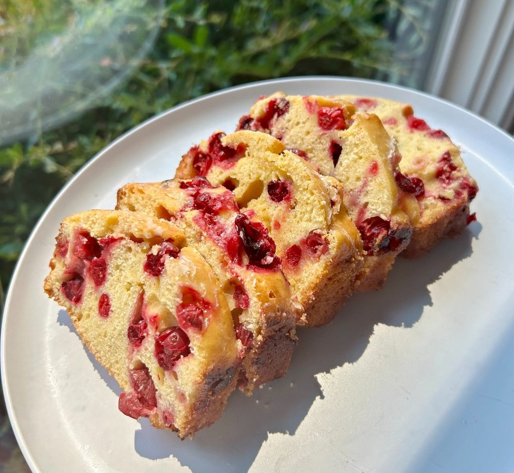 Orange and Cranberry Loaf Cake — Blossoming Menu