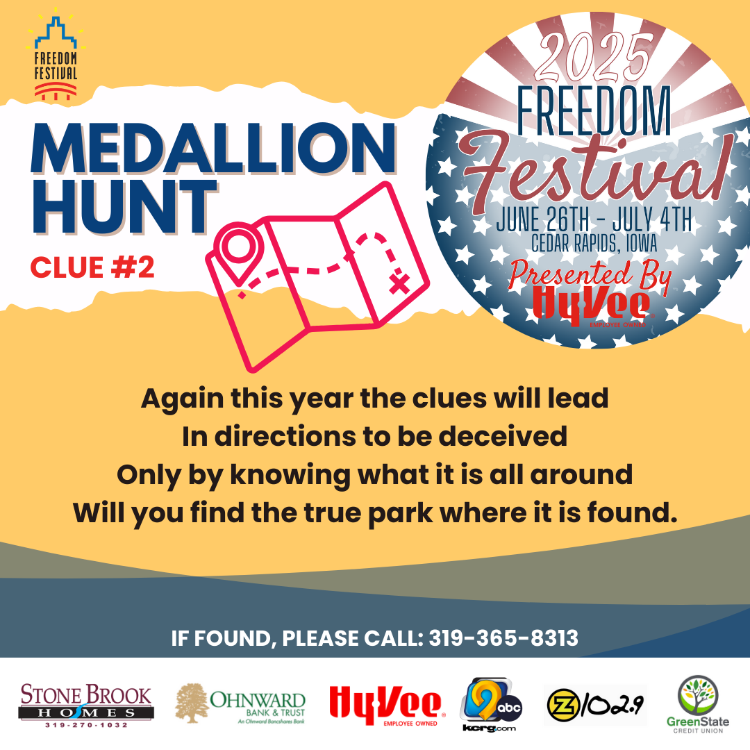 Medallion Hunt — Cedar Rapids Freedom Festival
