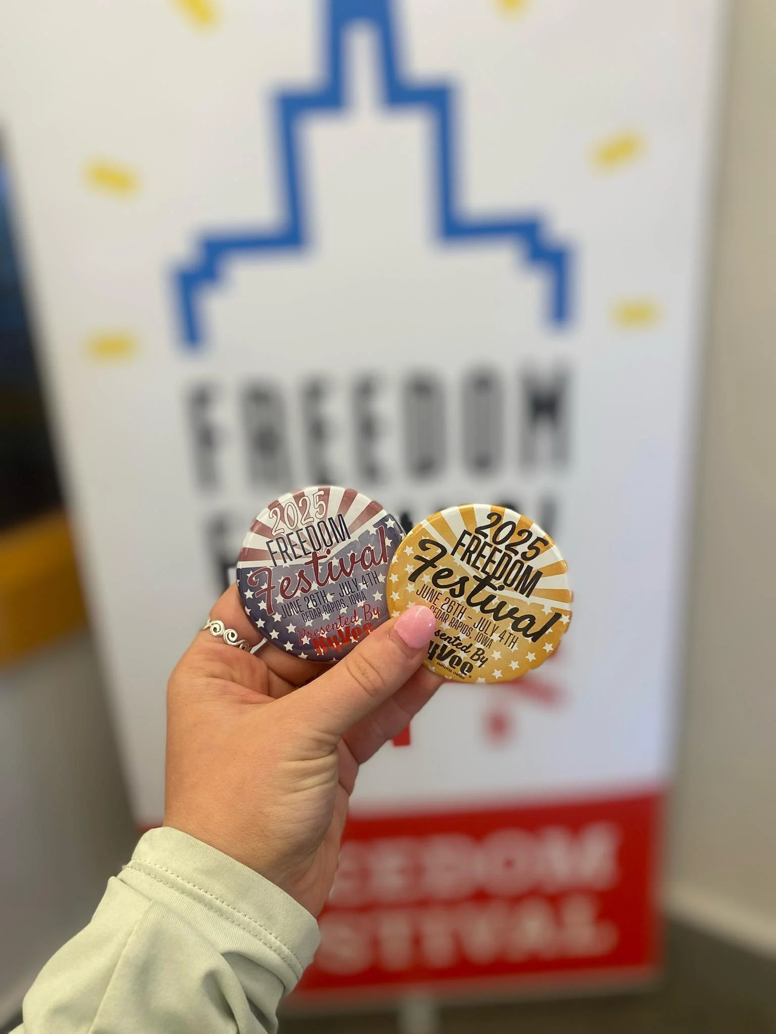 2025 Buttons! — Cedar Rapids Freedom Festival