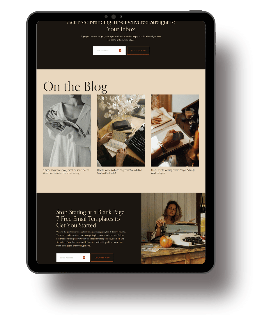 The Boring Squarespace Template | JPK Design Co
