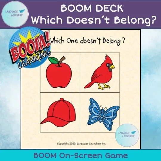Boom Deck: Which One Doesn't Belong? — Language Launchers