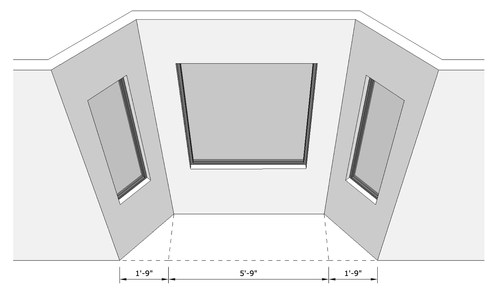 Angled Walls in SketchUp - Bay Window — SketchUp for Interior Designers