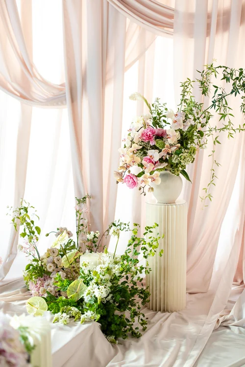 Canon USA editorial wedding shoot flowers launching their new camera.
