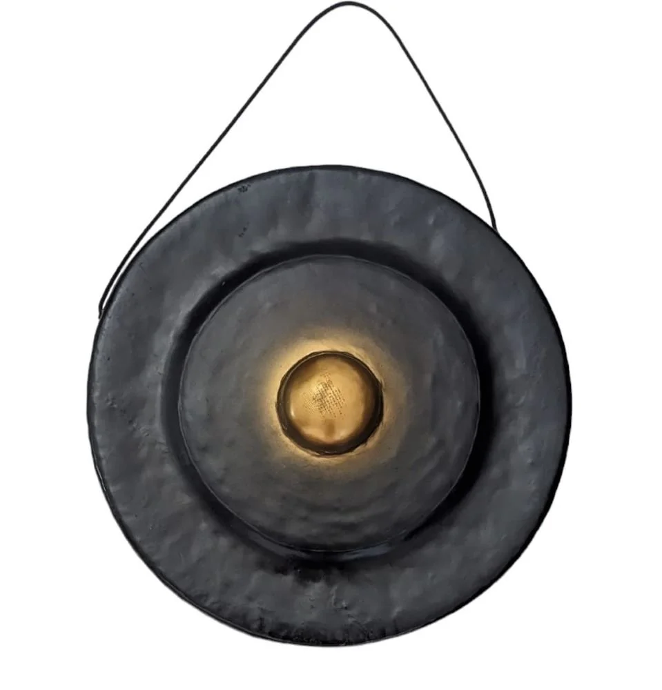 20" Traditional Balinese Gamelan Temple Gong & Stand — Eastern Vibration