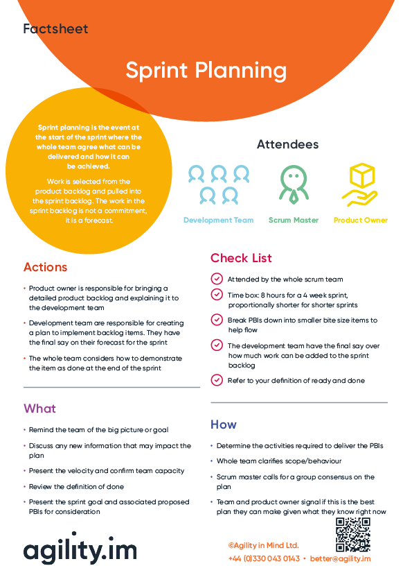 Agile Factsheets — agility.ac