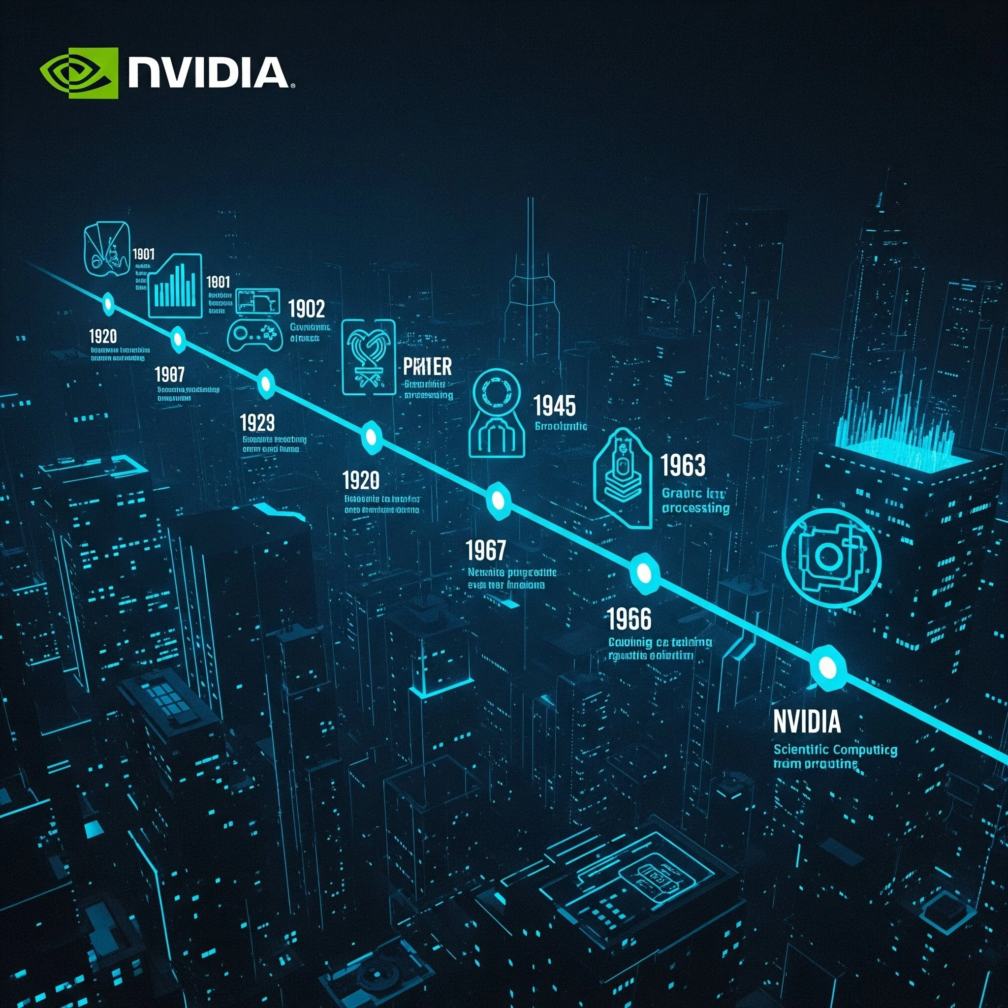 NVIDIA Historia: De Silicon Valley al Dominio de la IA — OXM TECH