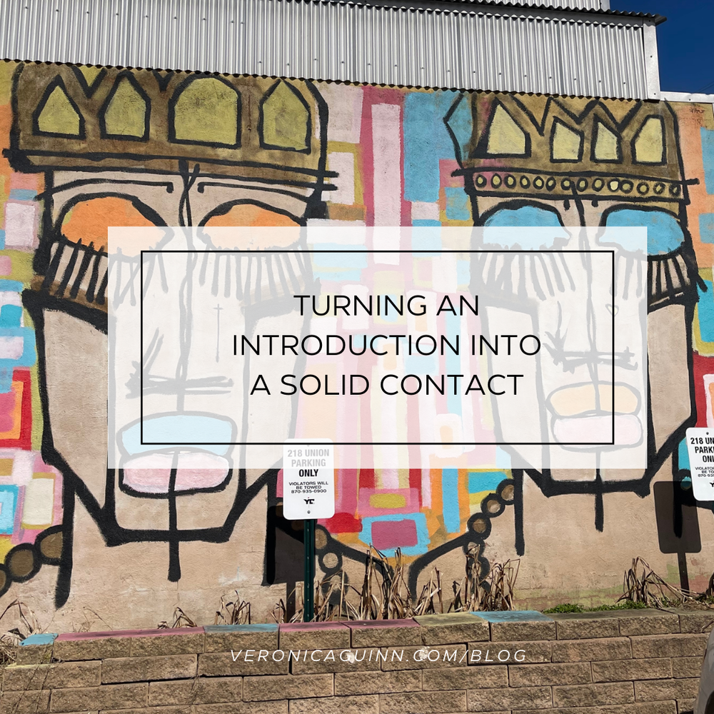 Turning an Introduction into a Solid Contact — Dr. Veronica Guinn
