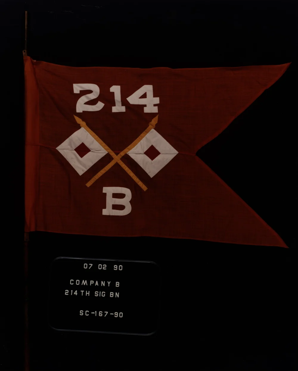 214th Field Signal Battalion, Company B — Michigan Battle Flags