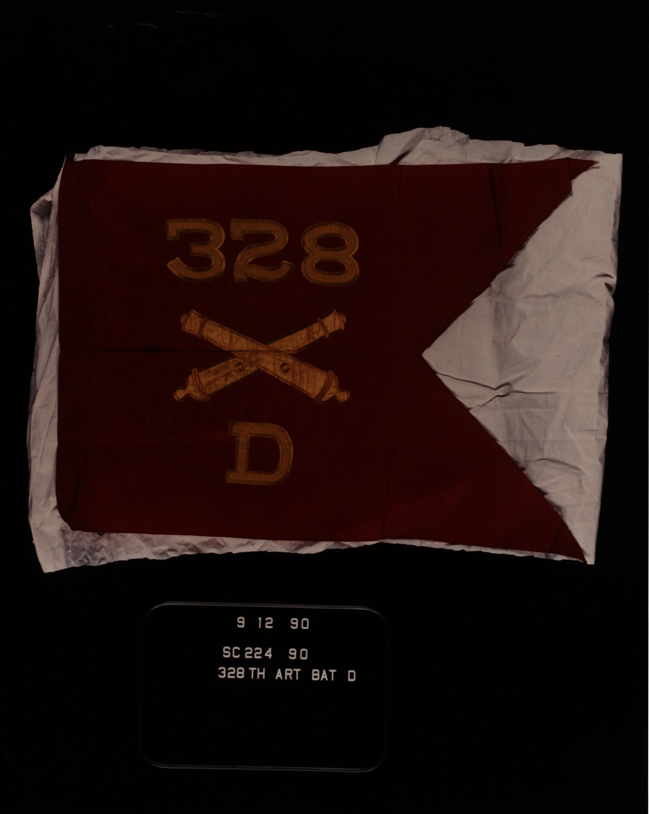 328th Field Artillery Regiment, Battery D — Michigan Battle Flags